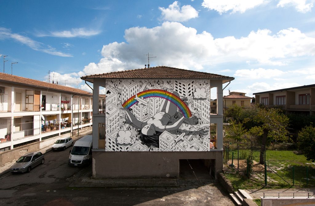 Large-scale mural stories of Millo - Orb Mag