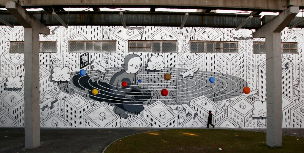 Large-scale mural stories of Millo - Orb Mag